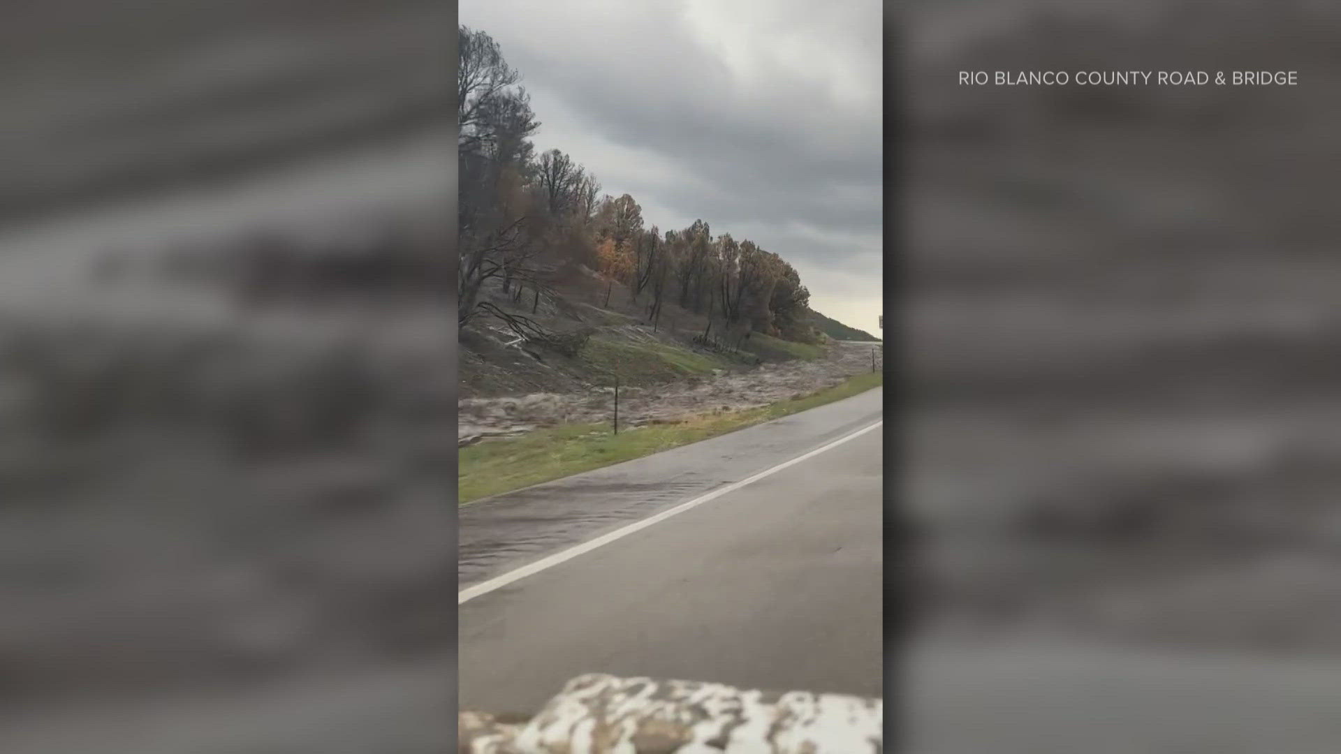 Mudslides, flooding in Lee Fire burn scar area near Meeker | 9news.com