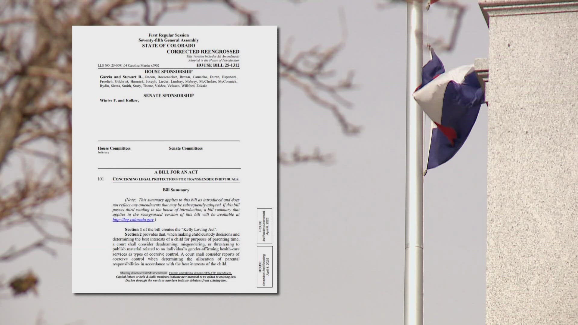 Colorado lawmakers clash over trans rights bill | 9news.com