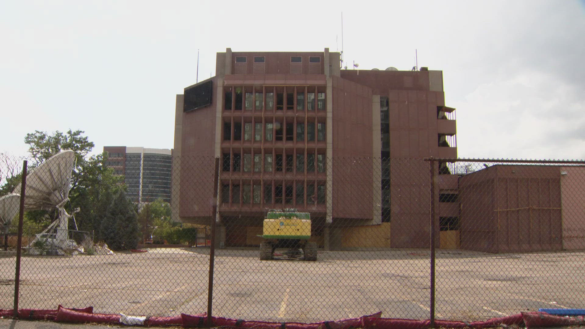 Demolition begins on former Channel 7 building in Denver | 9news.com