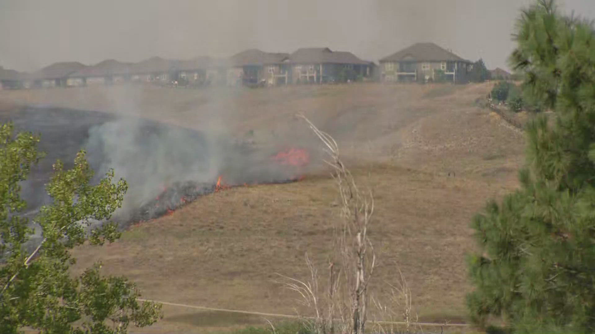 Smoke visible from vegetation fire in Arvada Thursday | 9news.com