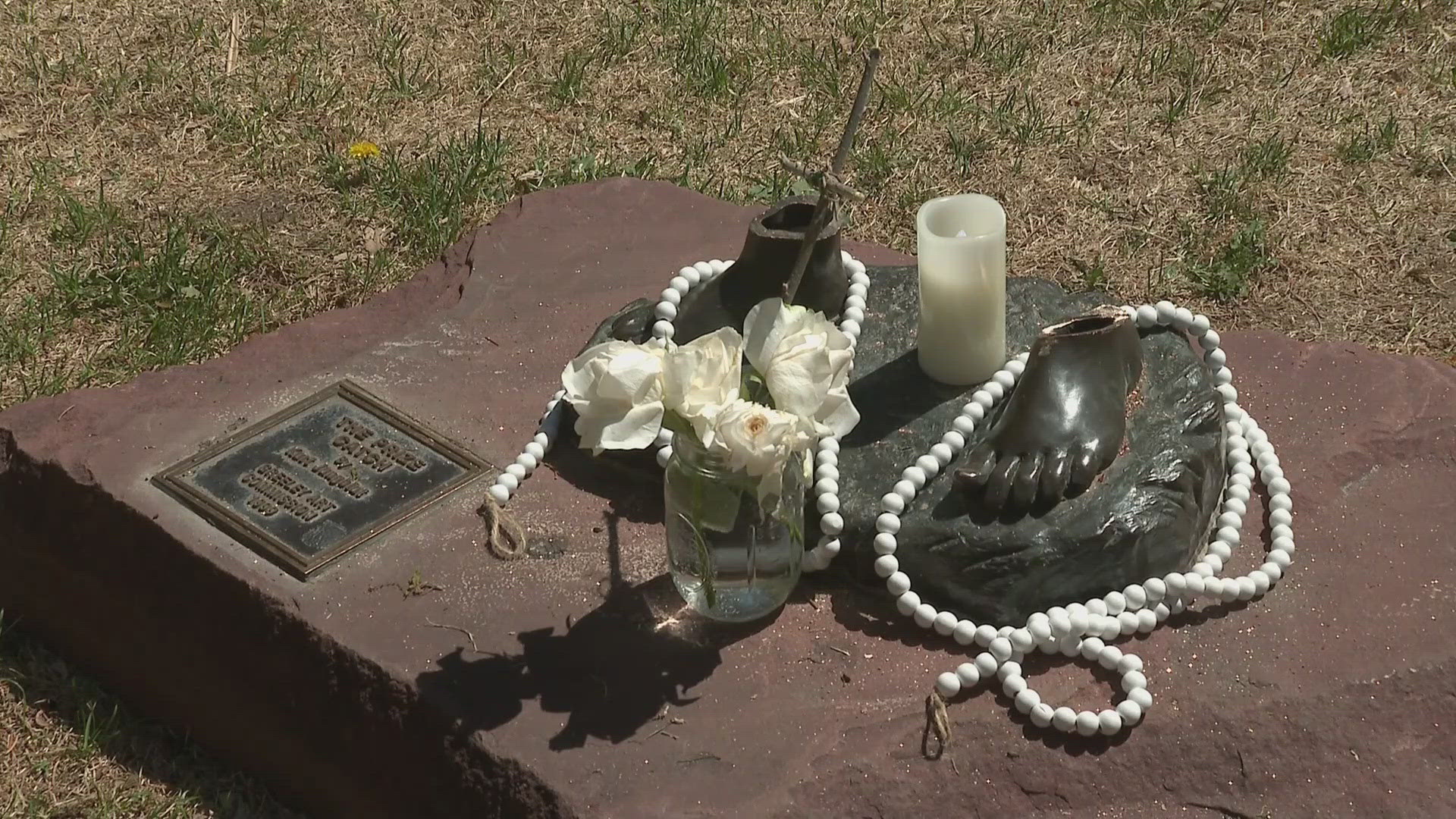 Statue stolen from Greeley park found, but case still unsolved | 9news.com