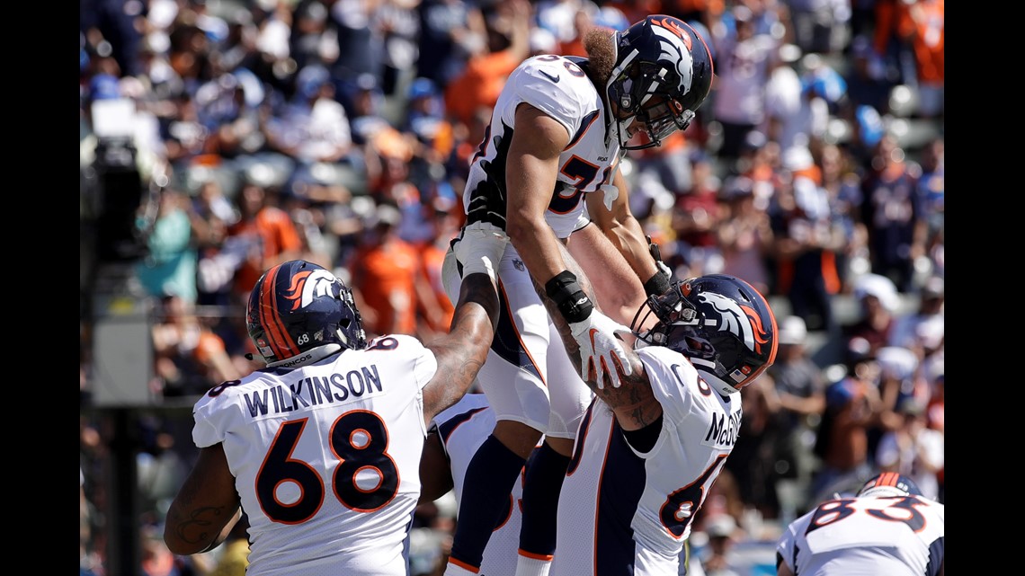 Denver Broncos get 1st win in LA over Chargers | 9news.com