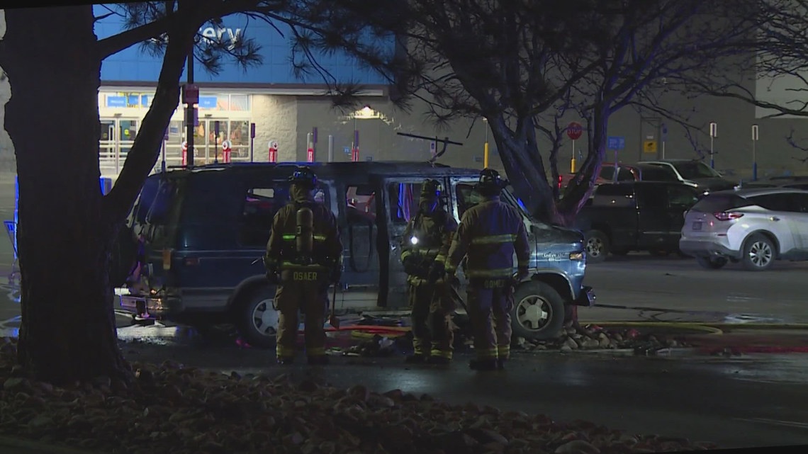 Space heater causes van to catch on fire in Colorado Springs parking ...