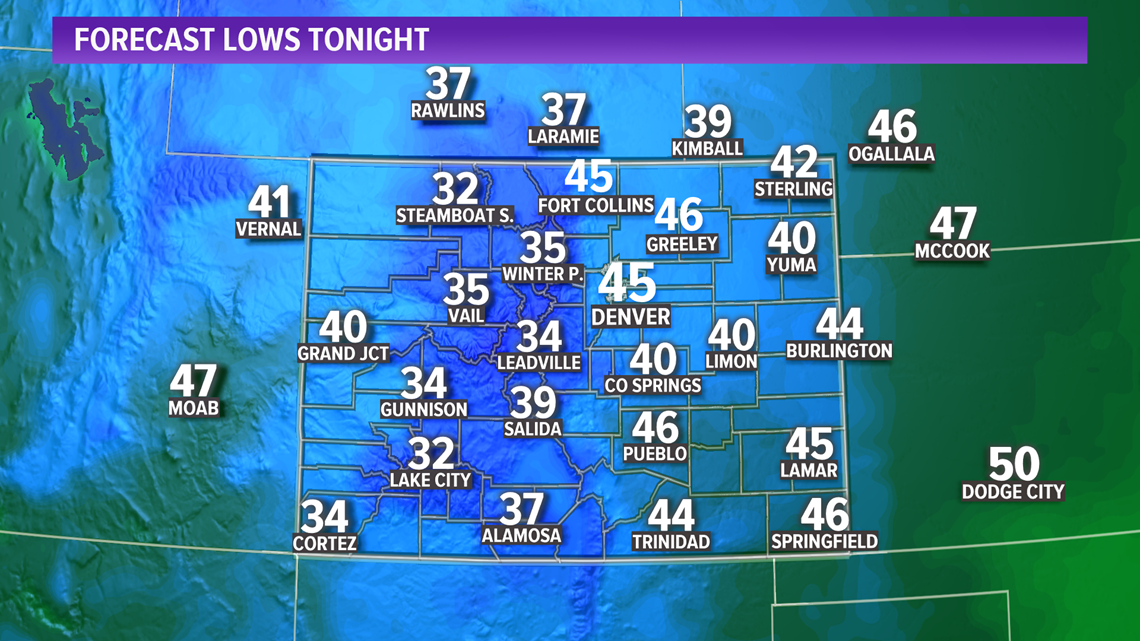 Denver, Colorado, Front Range weather forecast | 9news.com