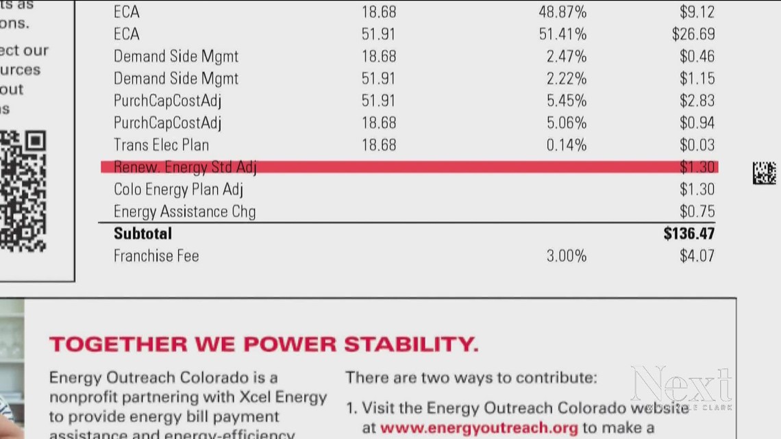 We asked Xcel to explain some on the specific charges on bills | 9news.com