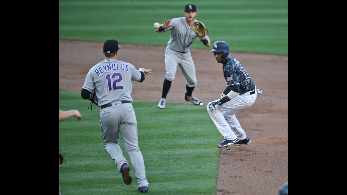 Gray fans 12; CarGo hits 2 2-run HRs in Rockies' 10-3 win | 9news.com