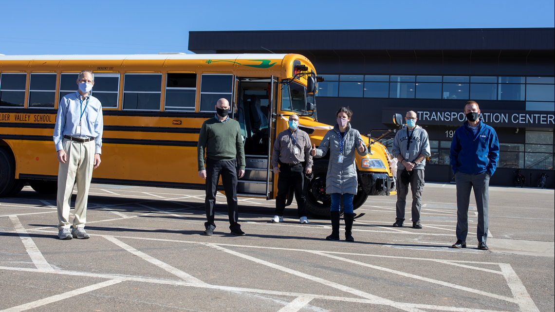 Colorado school district adds all-electric bus to its fleet | 9news.com