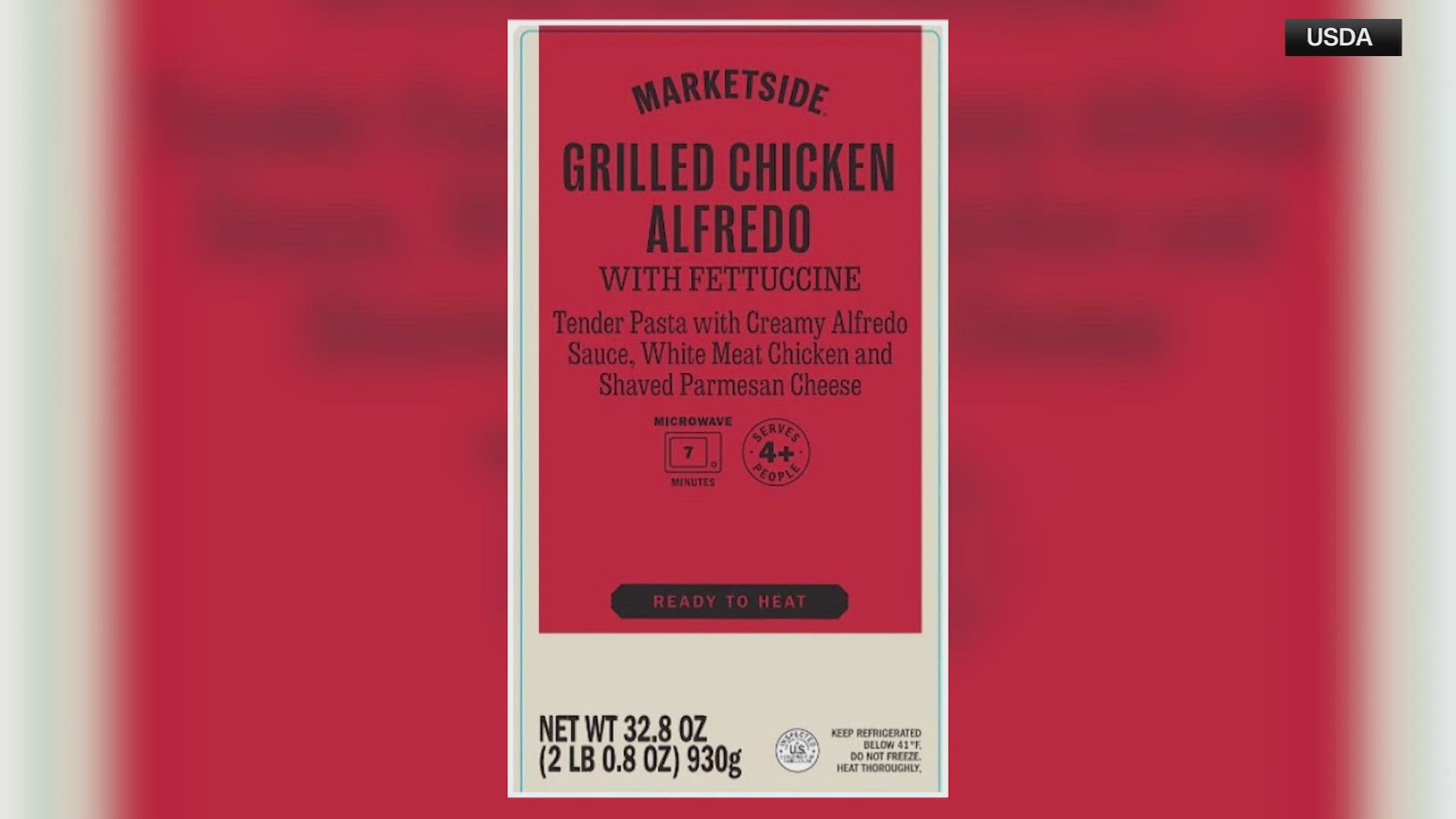 Chicken alfredo recall: Products sold at Walmart, Kroger linked to ...