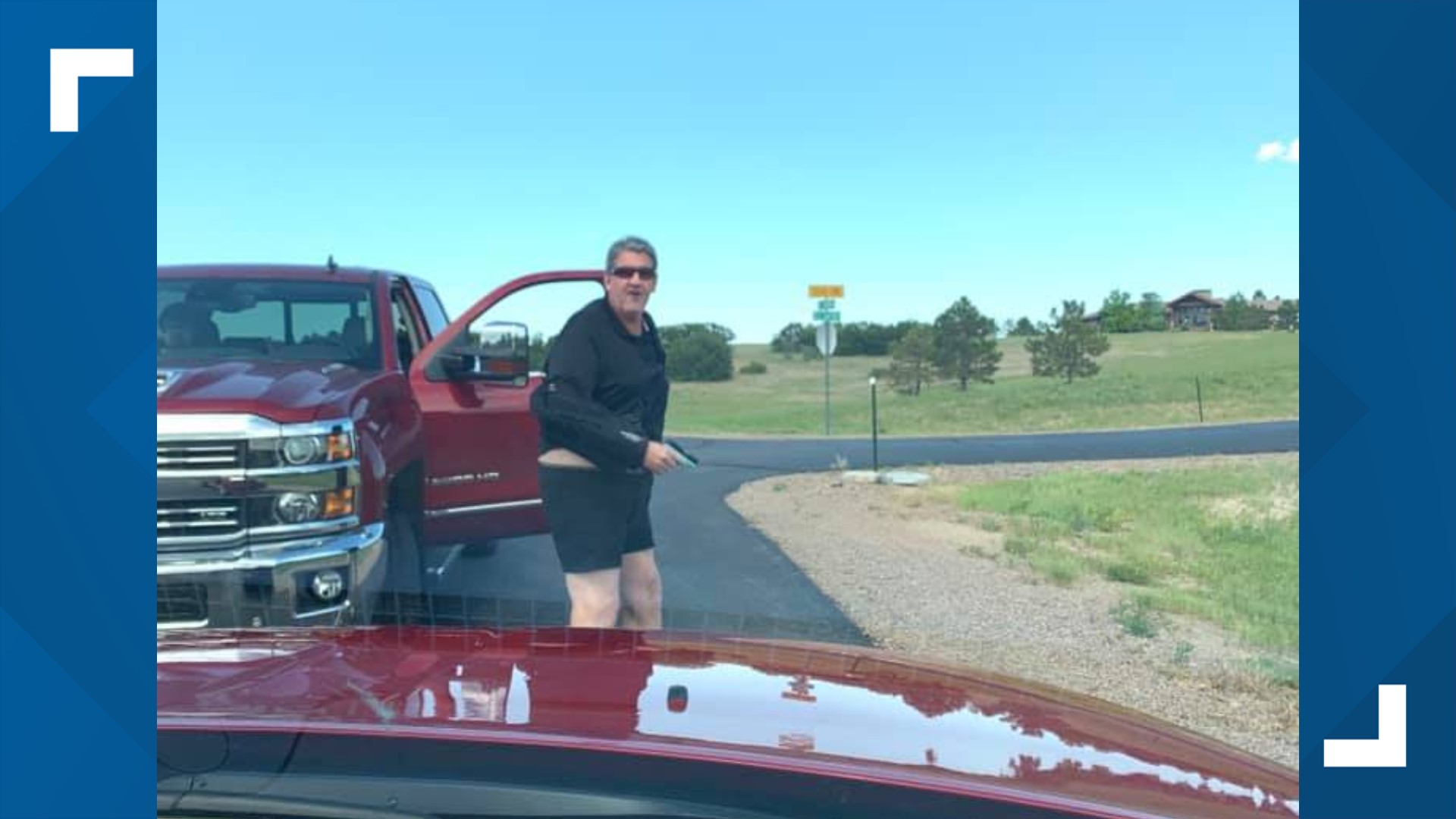 Images show local CEO pull gun on hispanic man who got lost | 9news.com