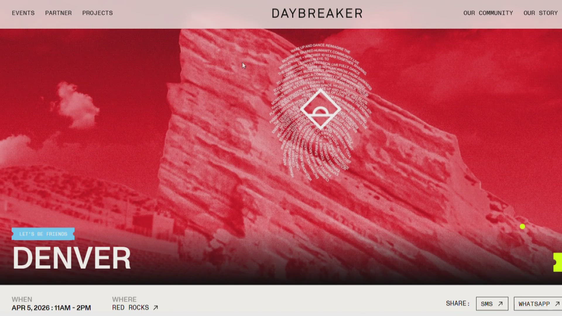 Red Rocks to host first sober daytime dance party | 9news.com