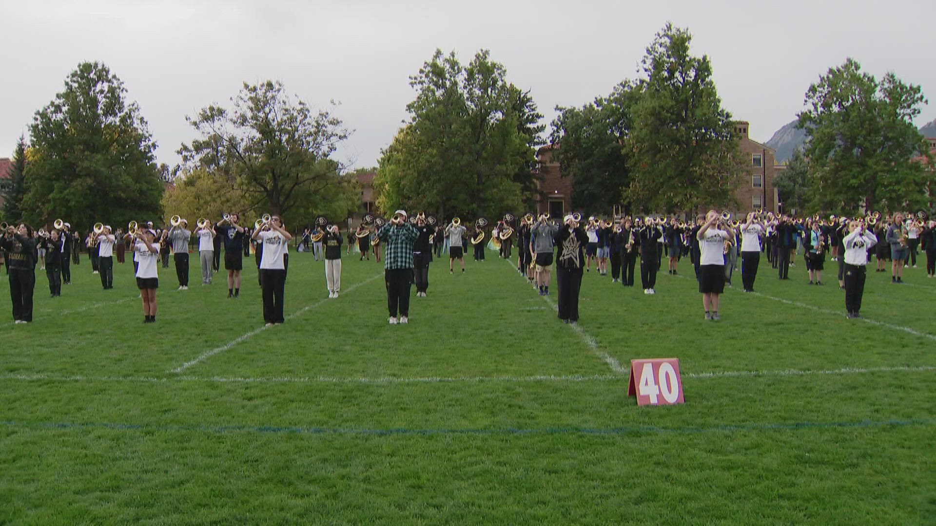 Evergreen students find hope in CU band performance | 9news.com