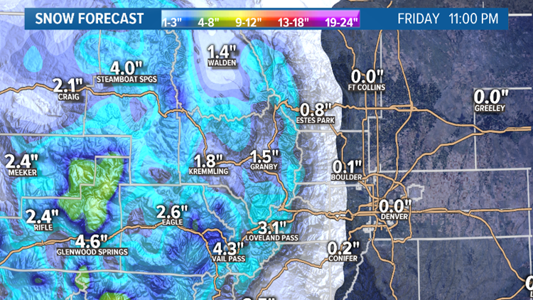 Snow Blog: Tracking snow, winter storms in January, 2020 | 9news.com