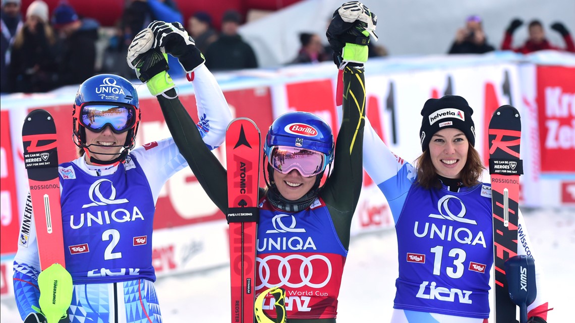 Mikaela Shiffrin wins WCup slalom to match Vonn's discipline mark ...