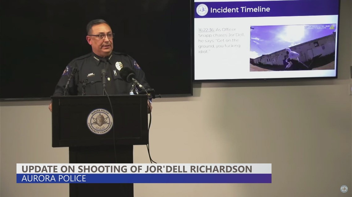 Aurora Police walk through timeline of shooting of 14-year-old Jor'Dell ...