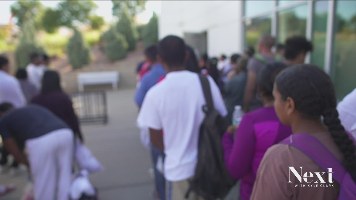 Migrants in Denver: City asks Colorado for National Guard support ...