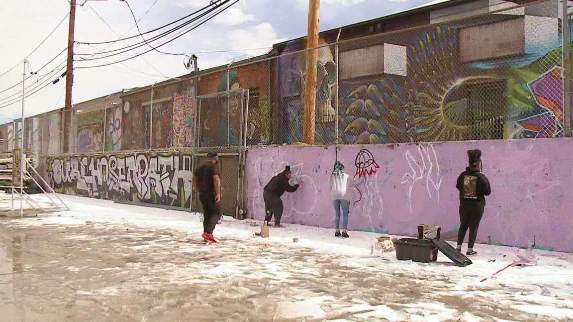 Murals by Colorado Black artists showcased in RiNo Art District | 9news.com