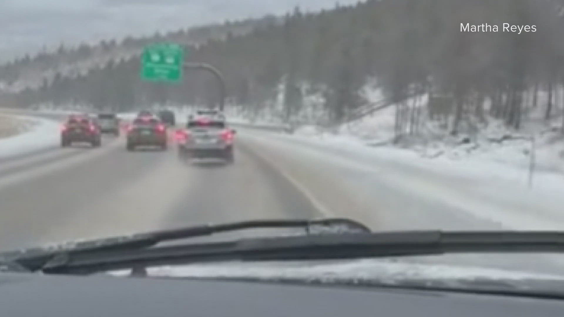 Don't speed when there's snow: Video shows consequences of unsafe ...