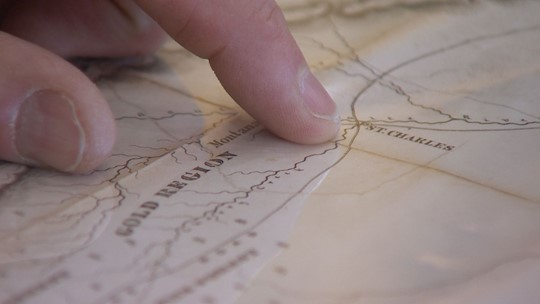 Gold rush maps show early history of Colorado | 9news.com