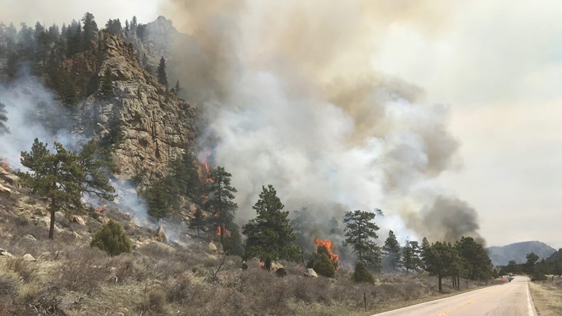 Prescribed burn northwest of Fort Collins creates smoke visible for ...
