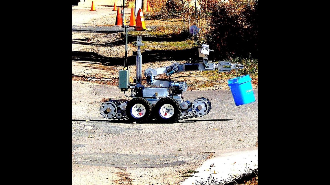 PHOTOS: Bomb squad detonates suspicious device | 9news.com