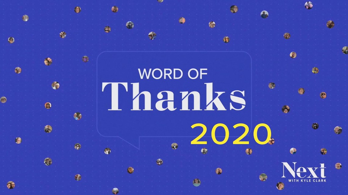 'Word of Thanks' nonprofits highlighted by Next in 2020 | 9news.com
