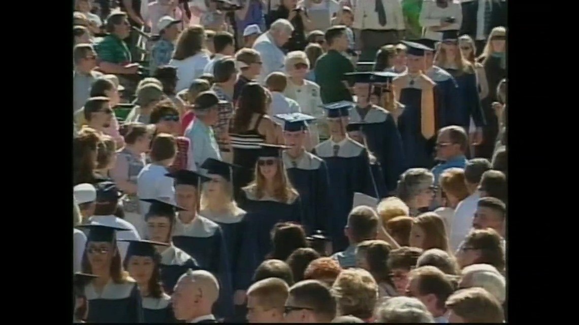 The emotional 1999 Columbine High School graduation ceremony | 9news.com
