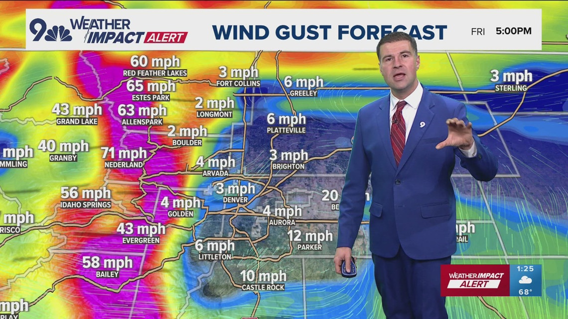 Winds topping 100 mph in Colorado Red Flag Alert conditions | 1:30 ...