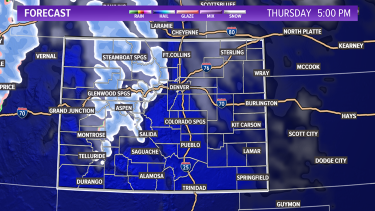 Denver, Colorado, Front Range weather forecast | 9news.com