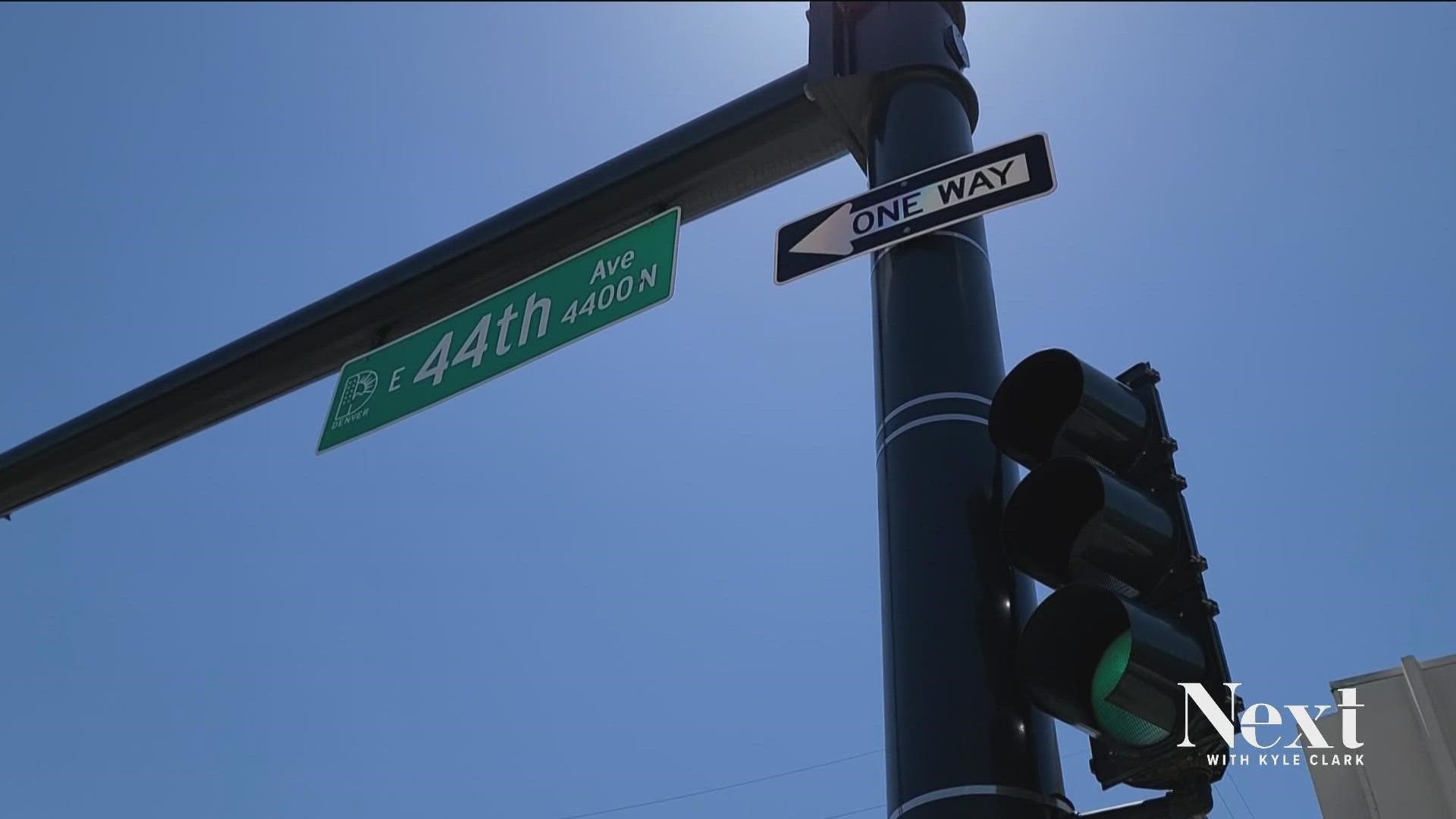 Stapleton signs removed from frontage roads by I-70 | 9news.com