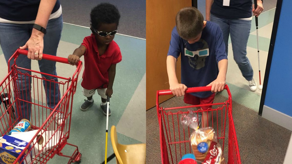 Trader Joe's donated shopping carts help blind children learn important ...