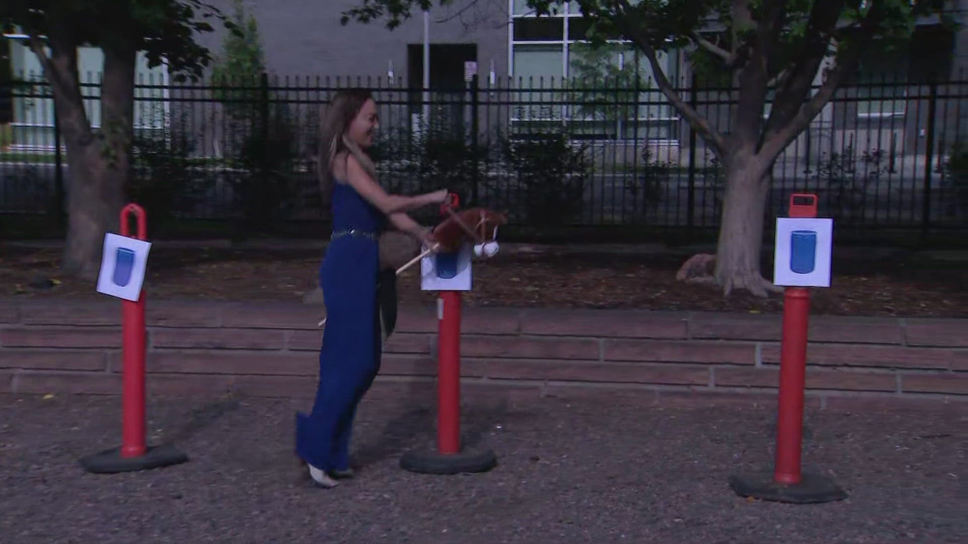 Mini stick horse rodeo on 9NEWS Mornings | 9news.com