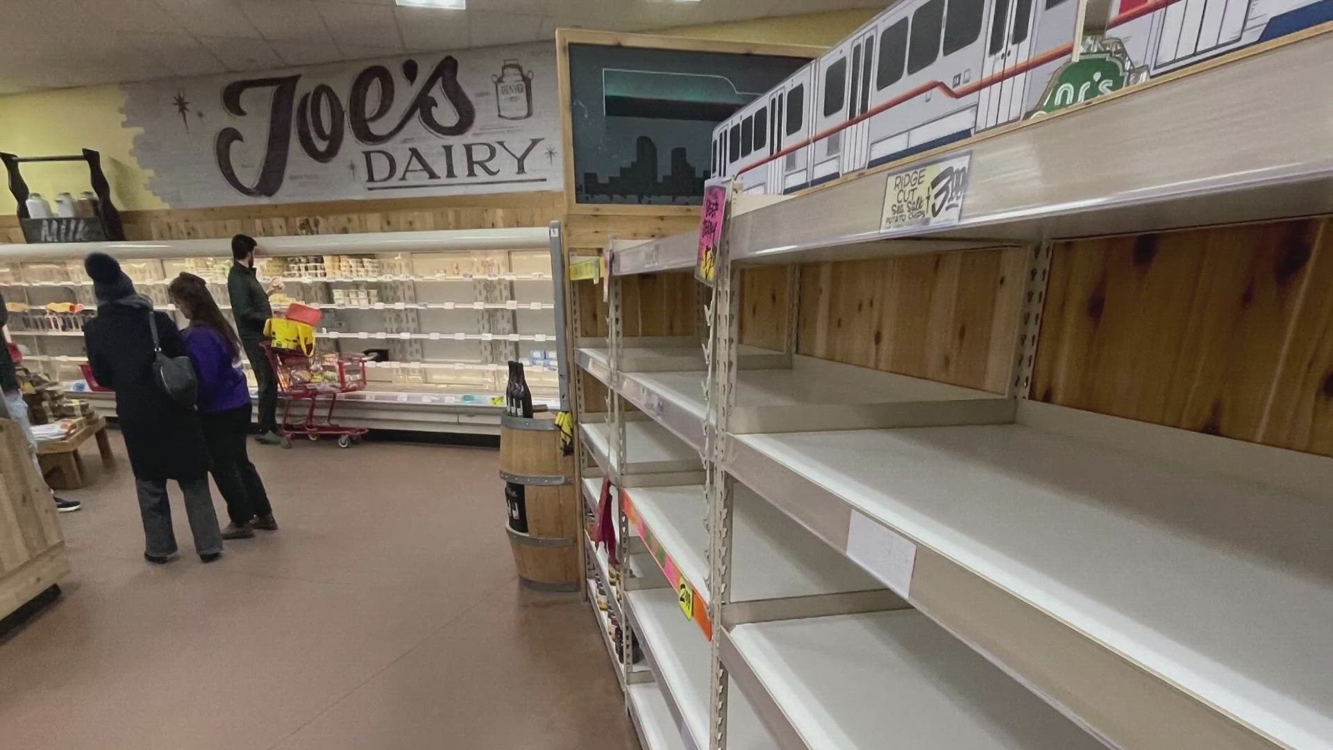 Weather to blame for empty shelves at Trader Joe's stores | 9news.com