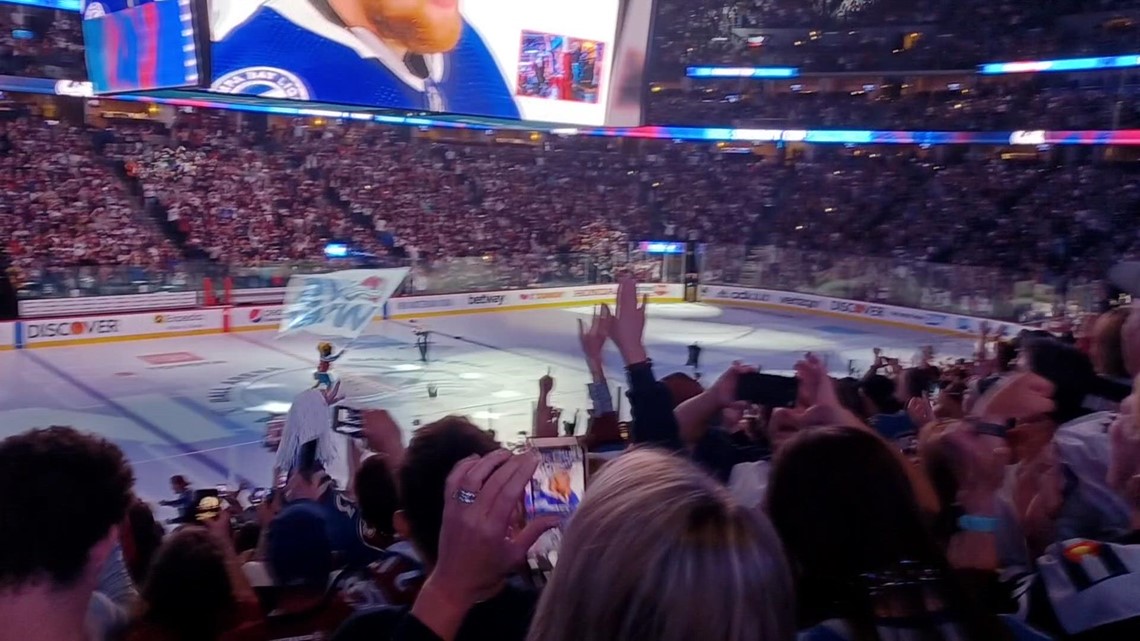 Ball Arena explodes in cheers after Avalanche win Stanley Cup | 9news.com
