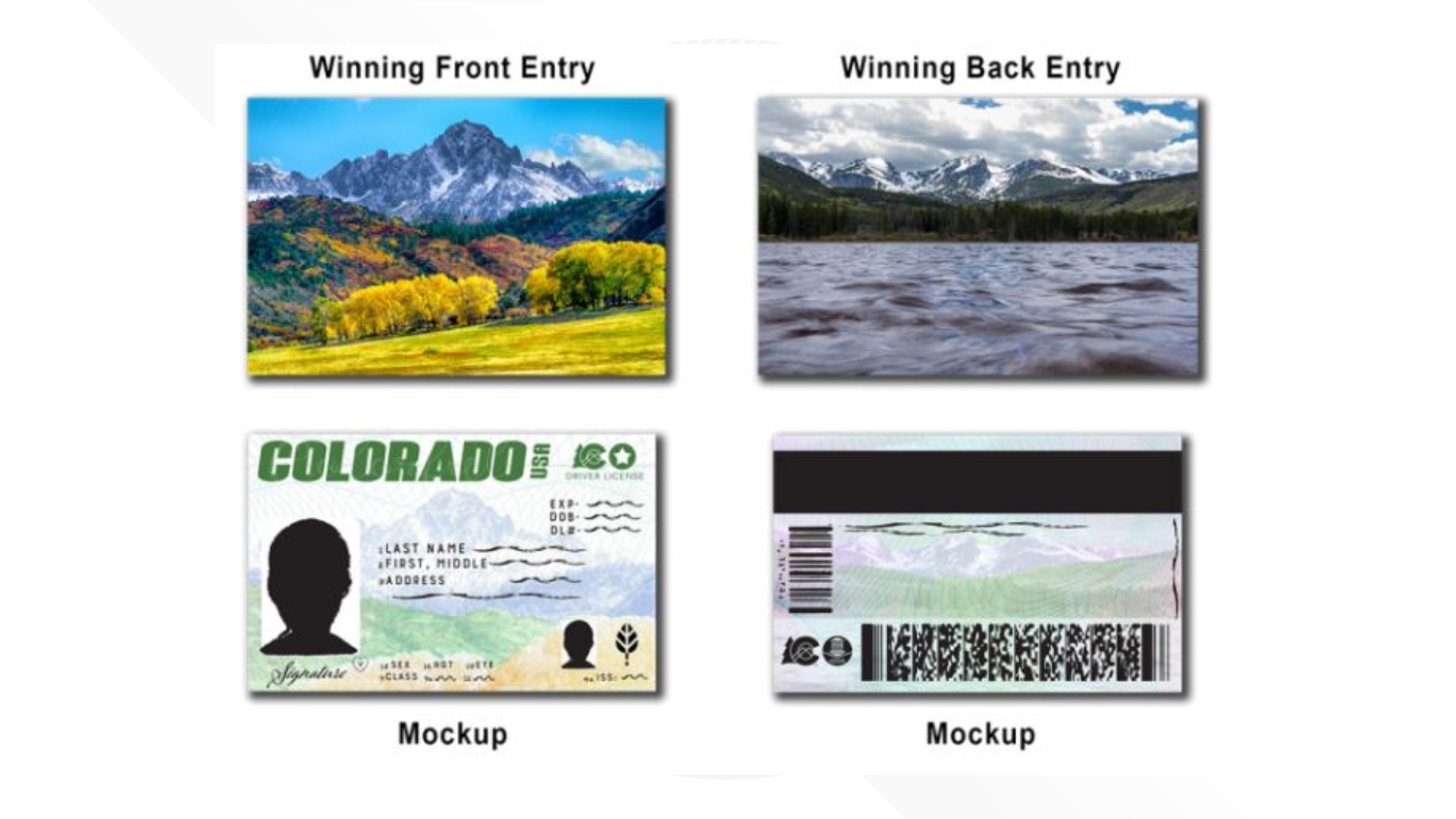 New artwork chosen for refresh of Colorado's driver's licenses | 9news.com