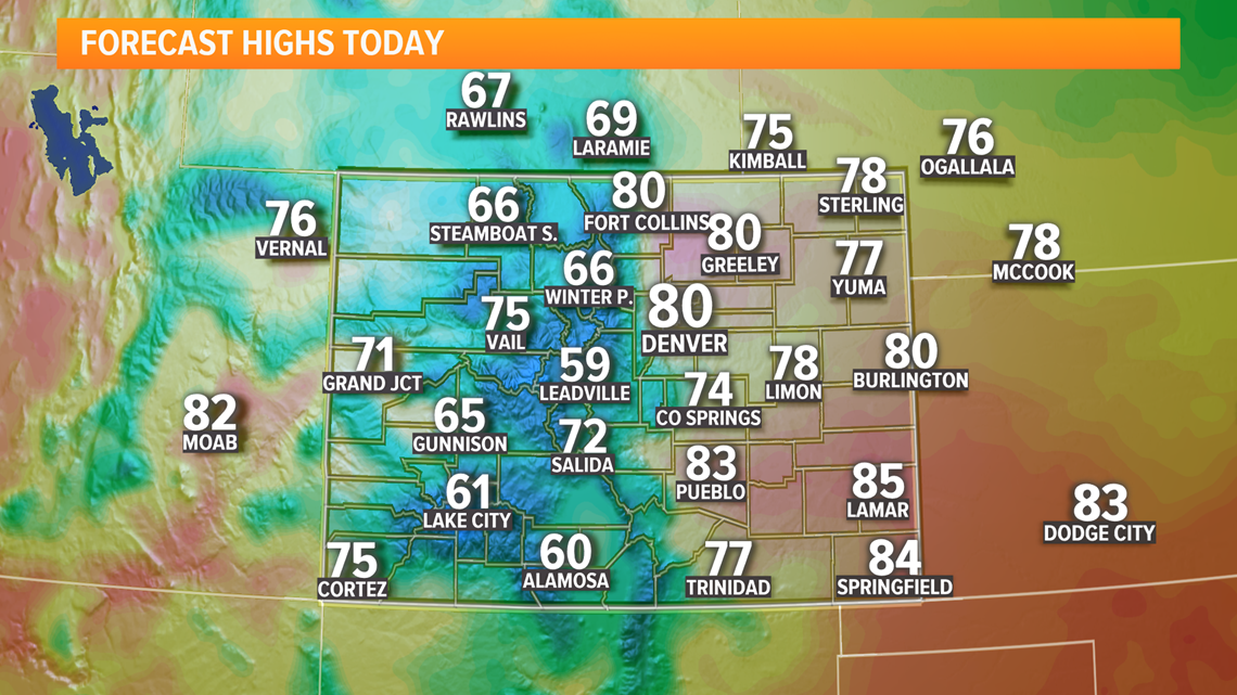 Denver, Colorado, Front Range weather forecast | 9news.com