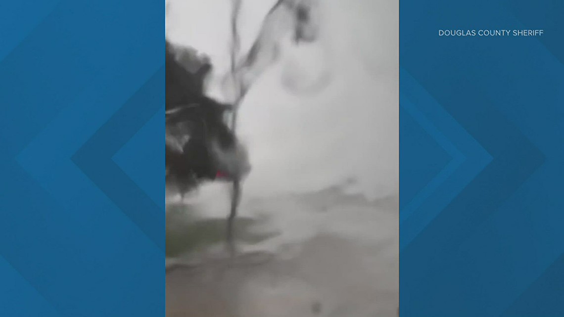 Heavy rain, strong winds seen in Highlands Ranch where tornado reported ...