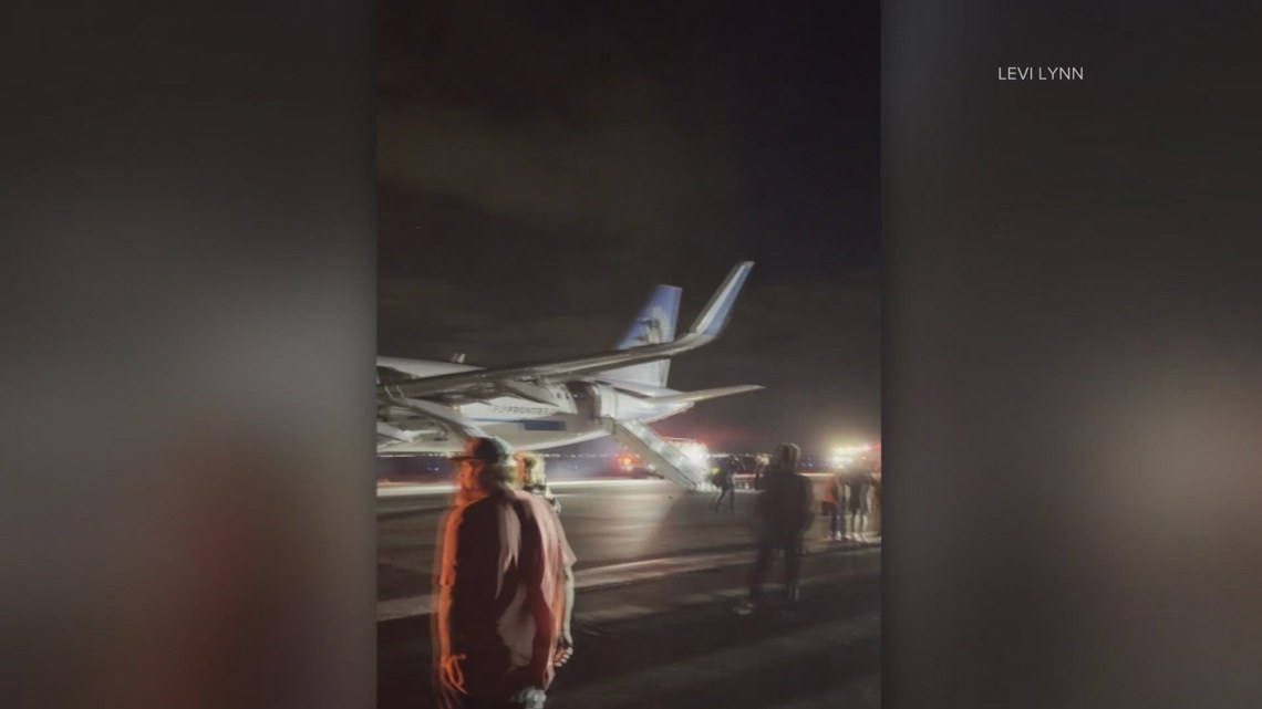 Frontier flight evacuated after person hit, killed by plane on runway ...