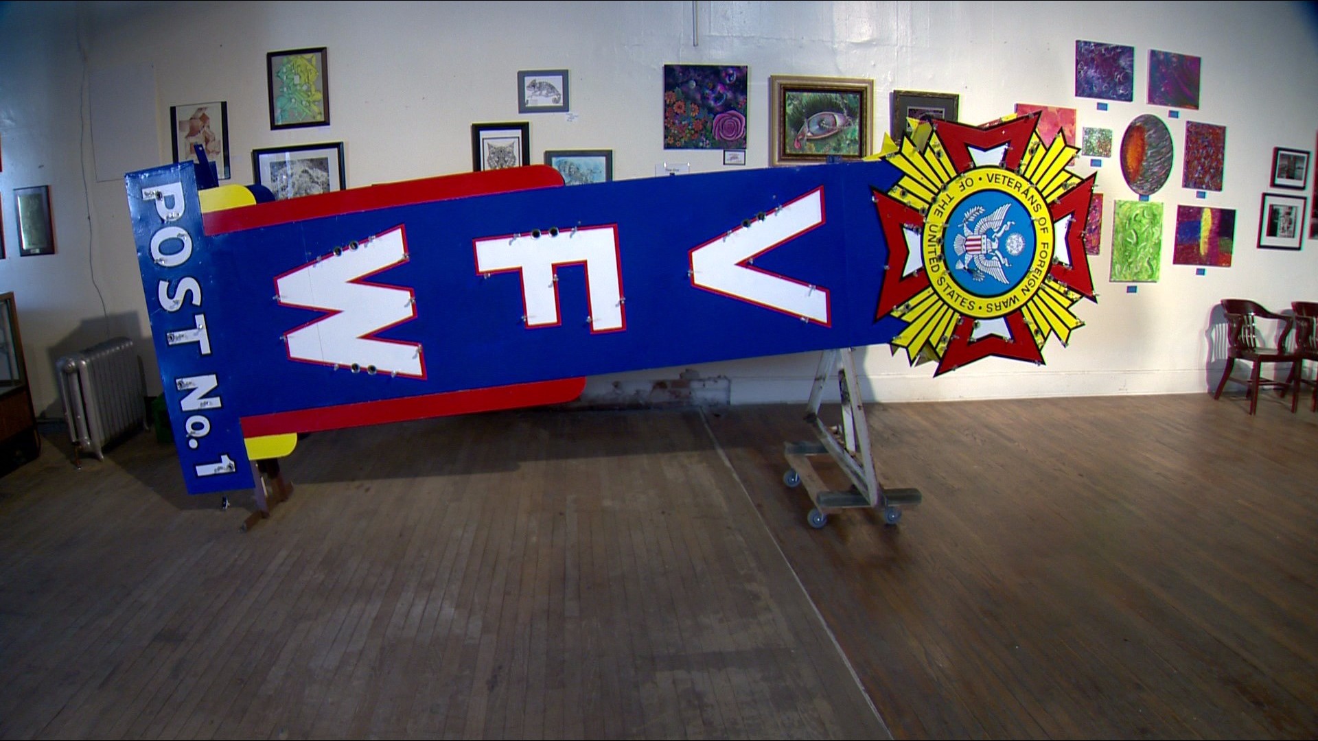 Original neon sign from Denver's VFW Post 1 found and restored | 9news.com