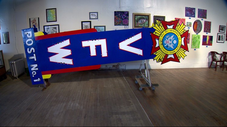 Original neon sign from Denver's VFW Post 1 found and restored | 9news.com