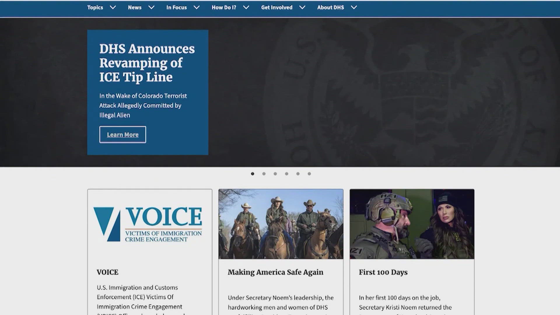 DHS removes controversial 'sanctuary jurisdictions' list from website | 9news.com