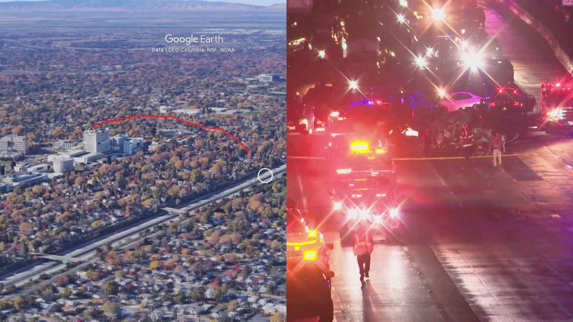 Second medical chopper drops from the sky but crew walks away from ...