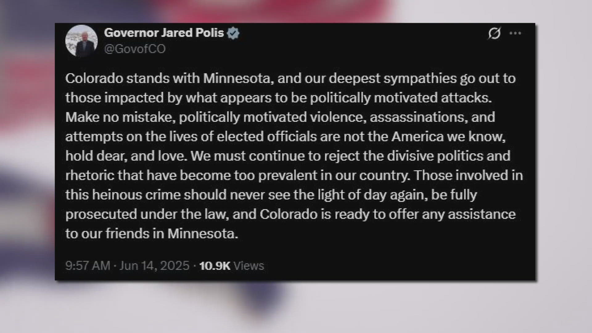 Colorado lawmakers respond to Minnesota state representative ...