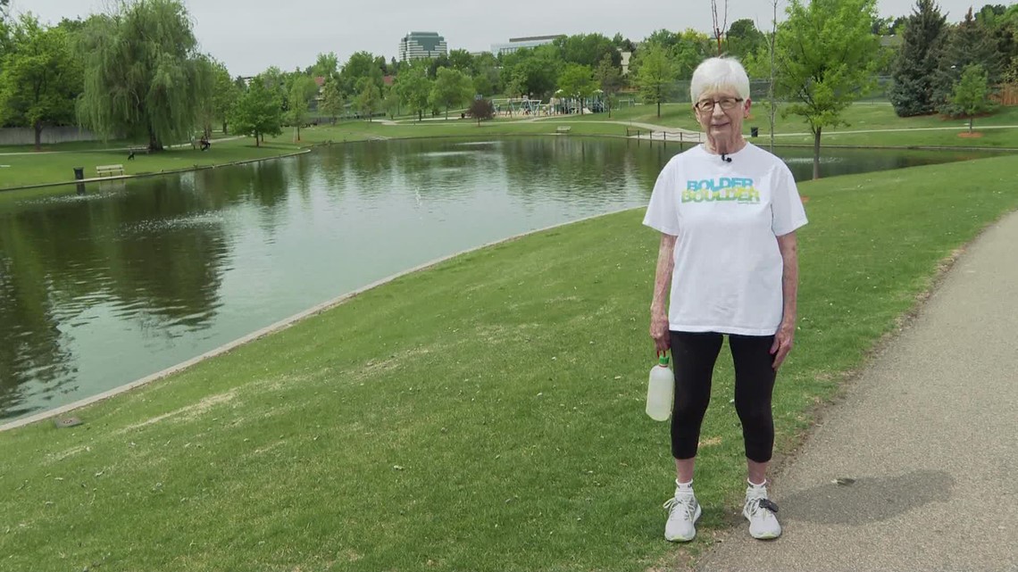 90-year-old woman runs Bolder Boulder every year | 9news.com