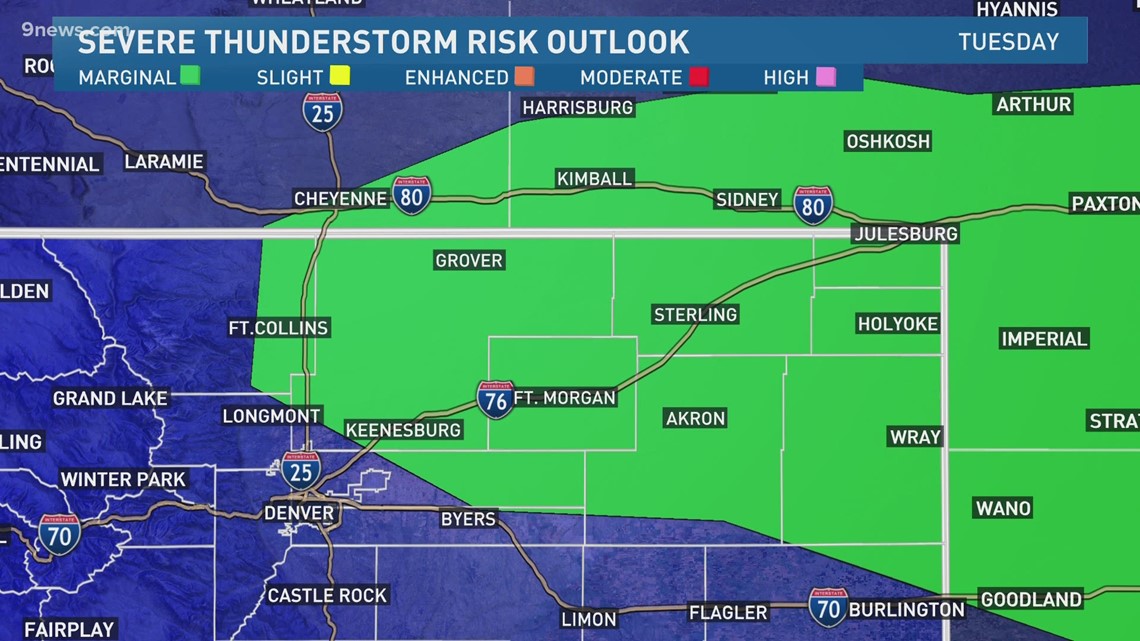 What is a severe thunderstorm risk outlook? | 9news.com