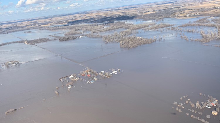 Post-bomb cyclone Nebraska floods lead to 'unprecedented' damage ...