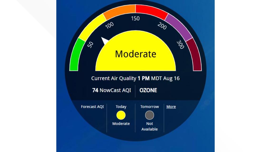 Here's how to tell decipher air qaulity exposure data | 9news.com