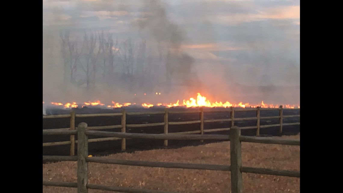 Grass fire in Fort Collins fully contained | 9news.com