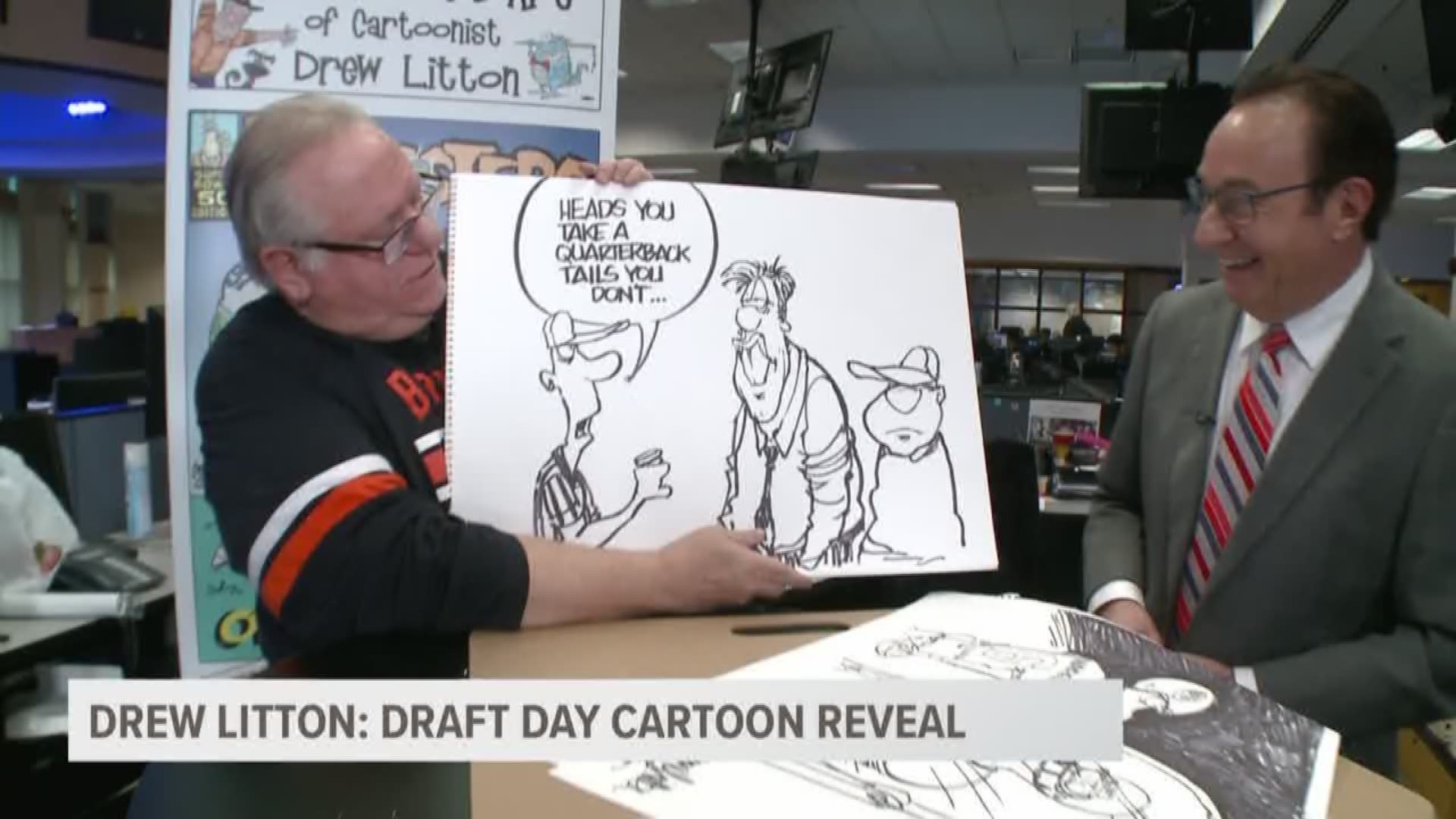Cartoonist Drew Litton's take on NFL Draft Day | 9news.com