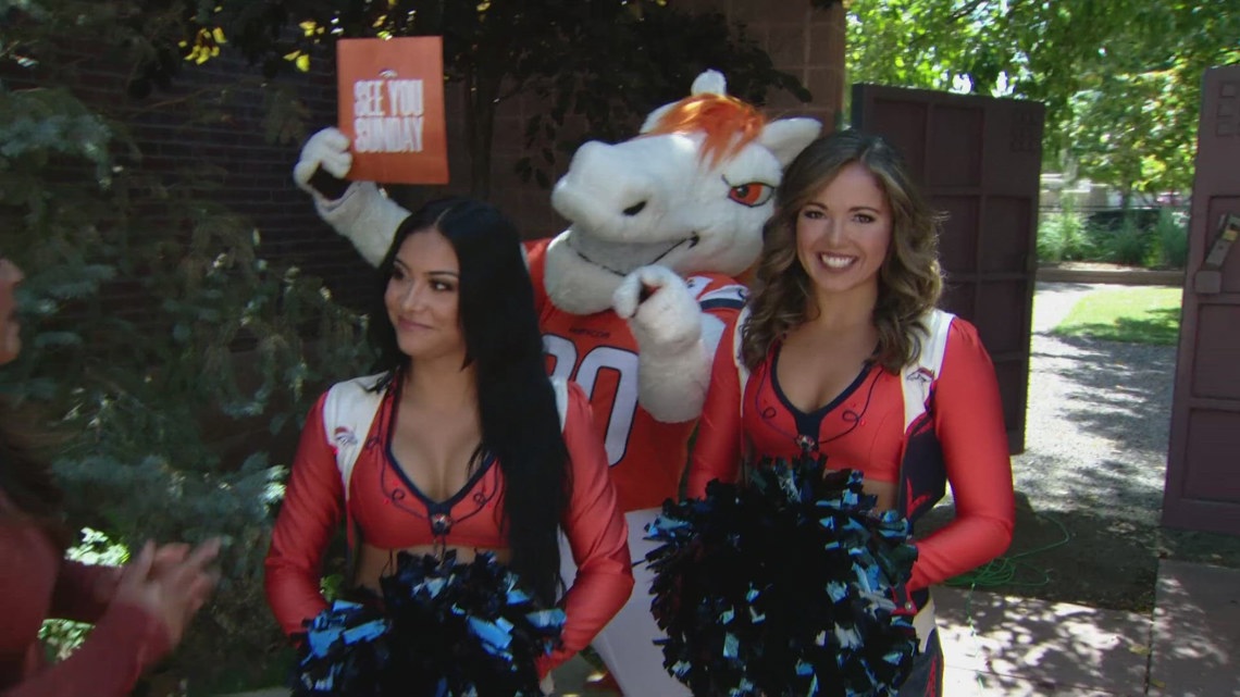 Miles, Denver Broncos cheerleaders ready for this weekend's Broncos ...