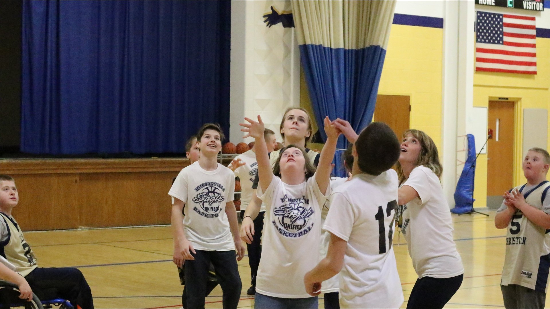Two schools host 'unified' basketball games for special athletes ...